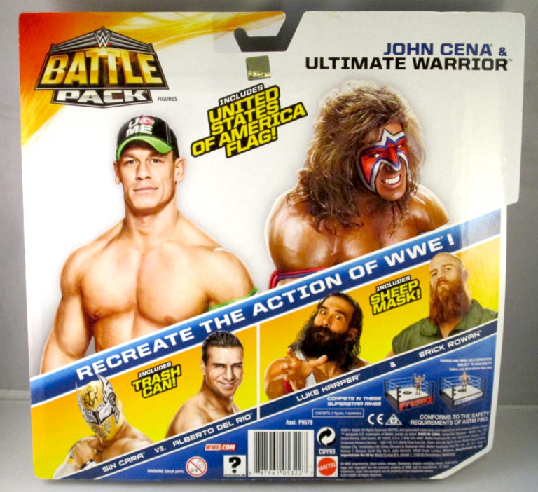 Mattel WWE Battle Pack John Cena & Ultimate Warrior – Doug's Toy Box